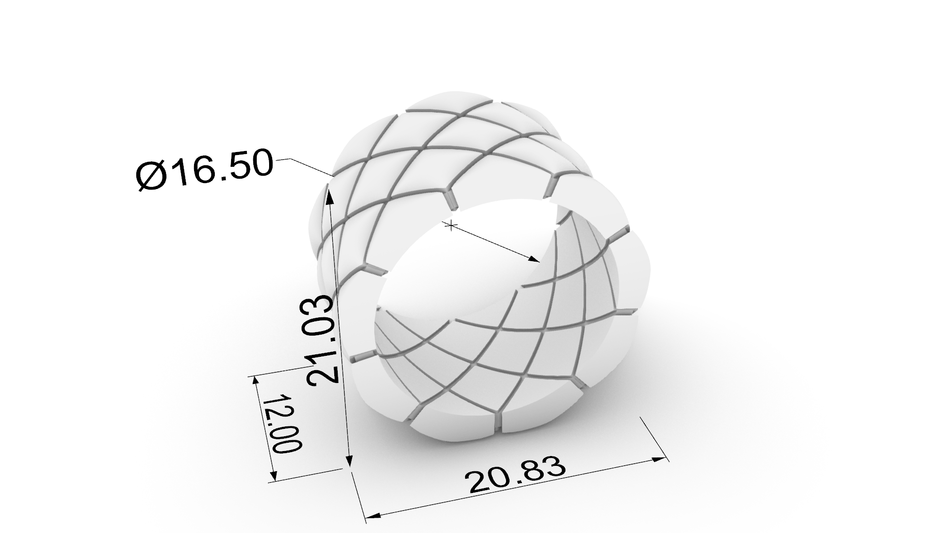 3D file Intricate Geometric Pattern Ring 3D print 💍 ・3D printer design ...