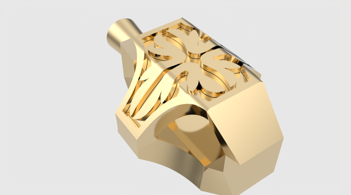 3D file Artistic Chain Link with Pattern 3D print 🔗 ・3D print design to ...