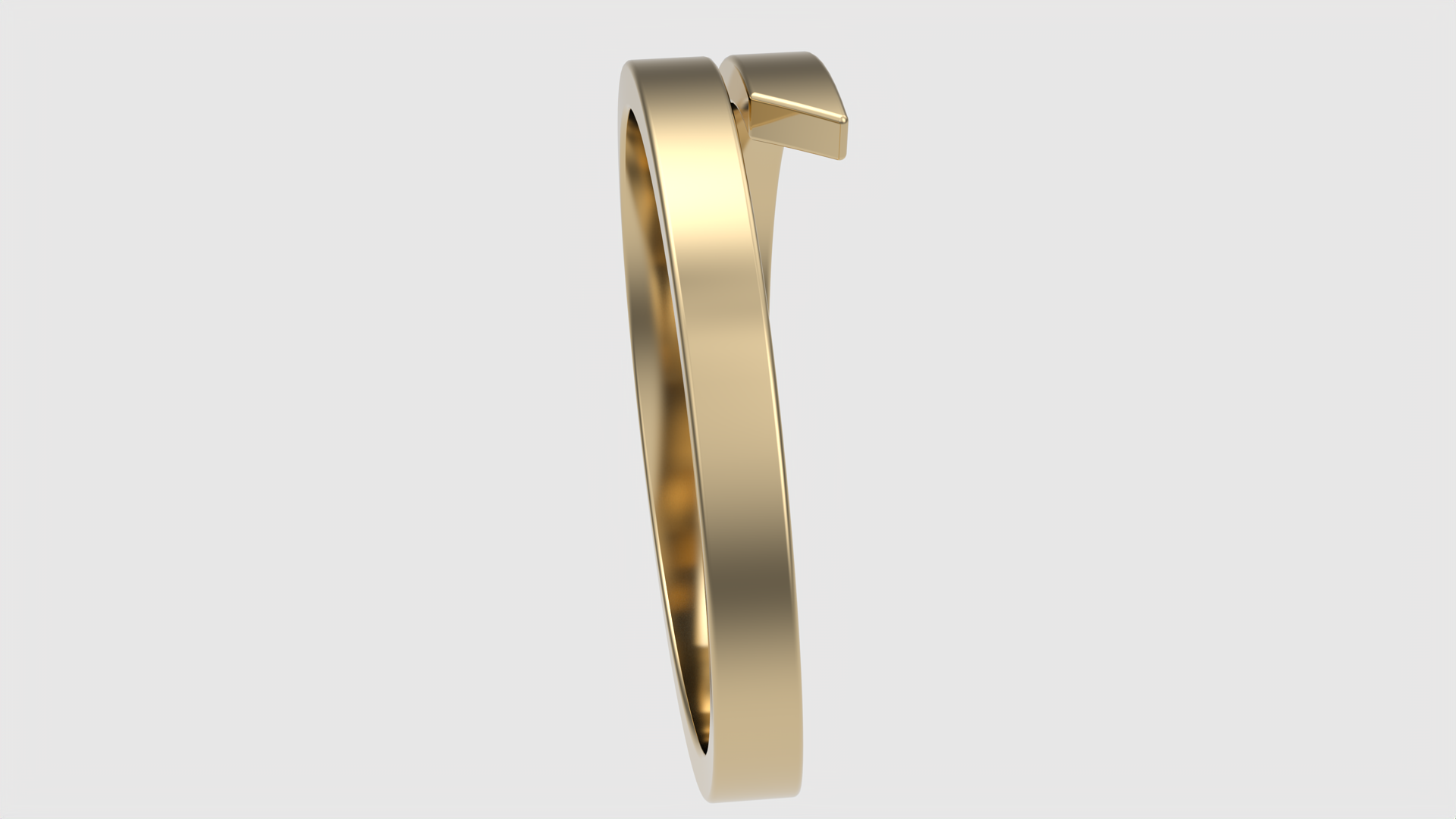 3D file Modern Split-Band Ring 3D print 💍 ・3D printable design to ...