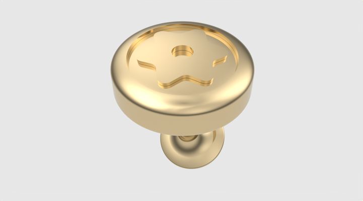 3D file Starry Elegance Cuff-link 3D print 🌃 ・3D print model to ...