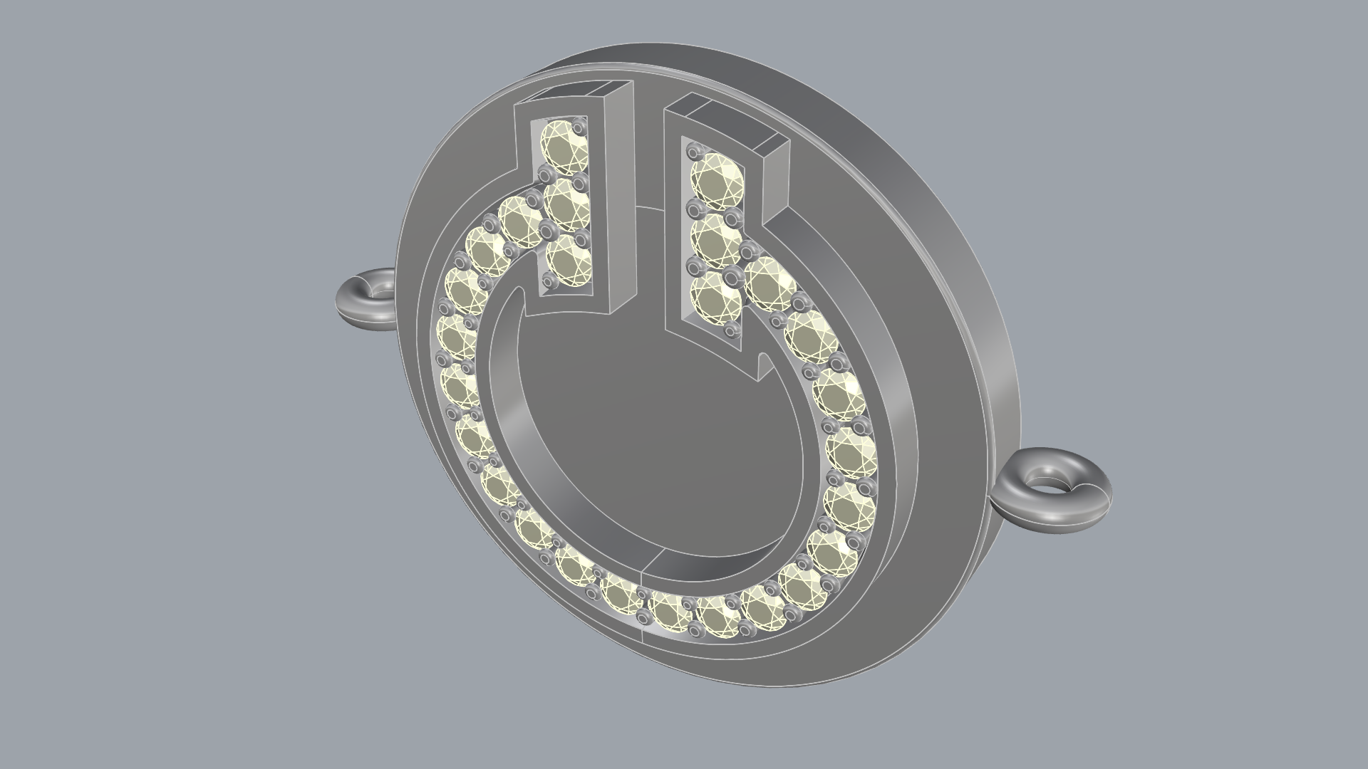 STL file Geometric Circle Pendant 3D print 🟣 ・3D printable design to ...