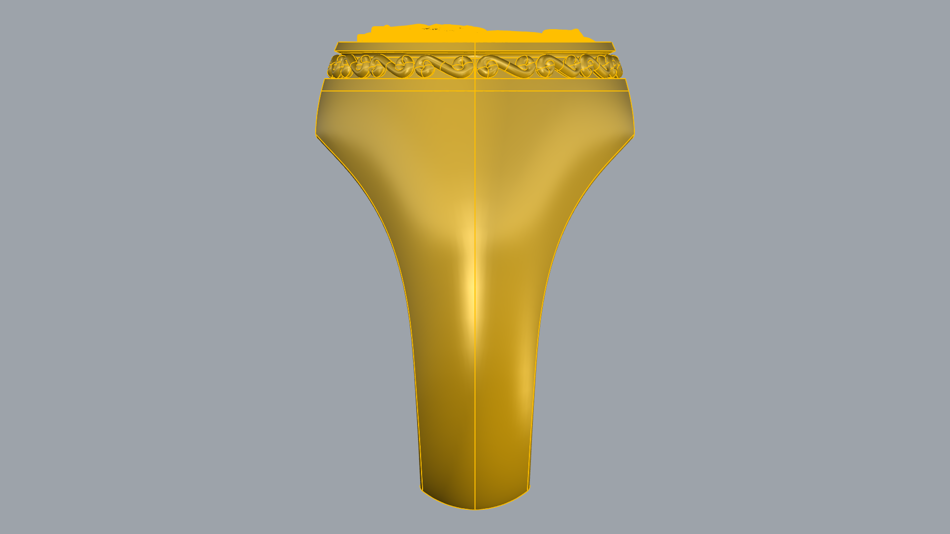 Archivo 3D Equestrian Signet Ring 3D print 💍 ・Plan de impresión en 3D ...