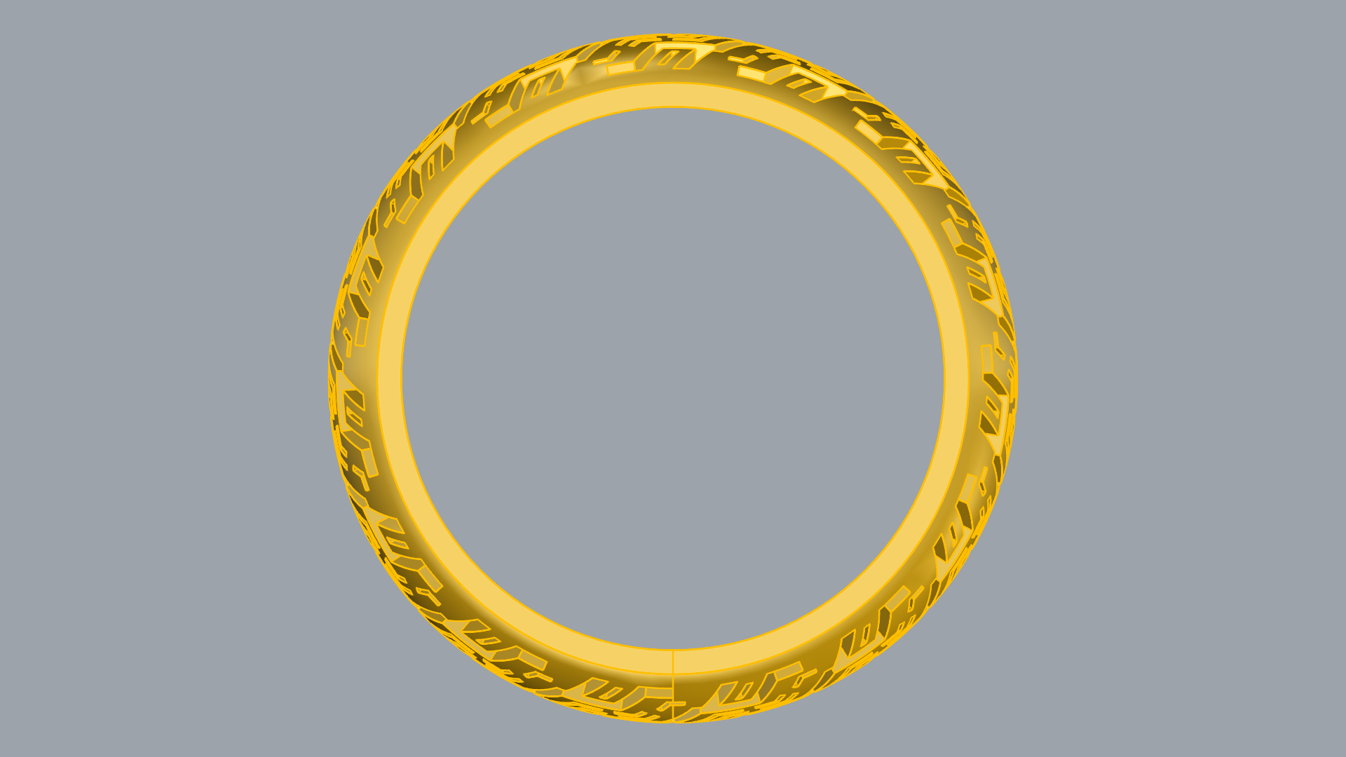3D file Tyre Pattern Ring 3D print 💍 ・3D printing design to download・Cults