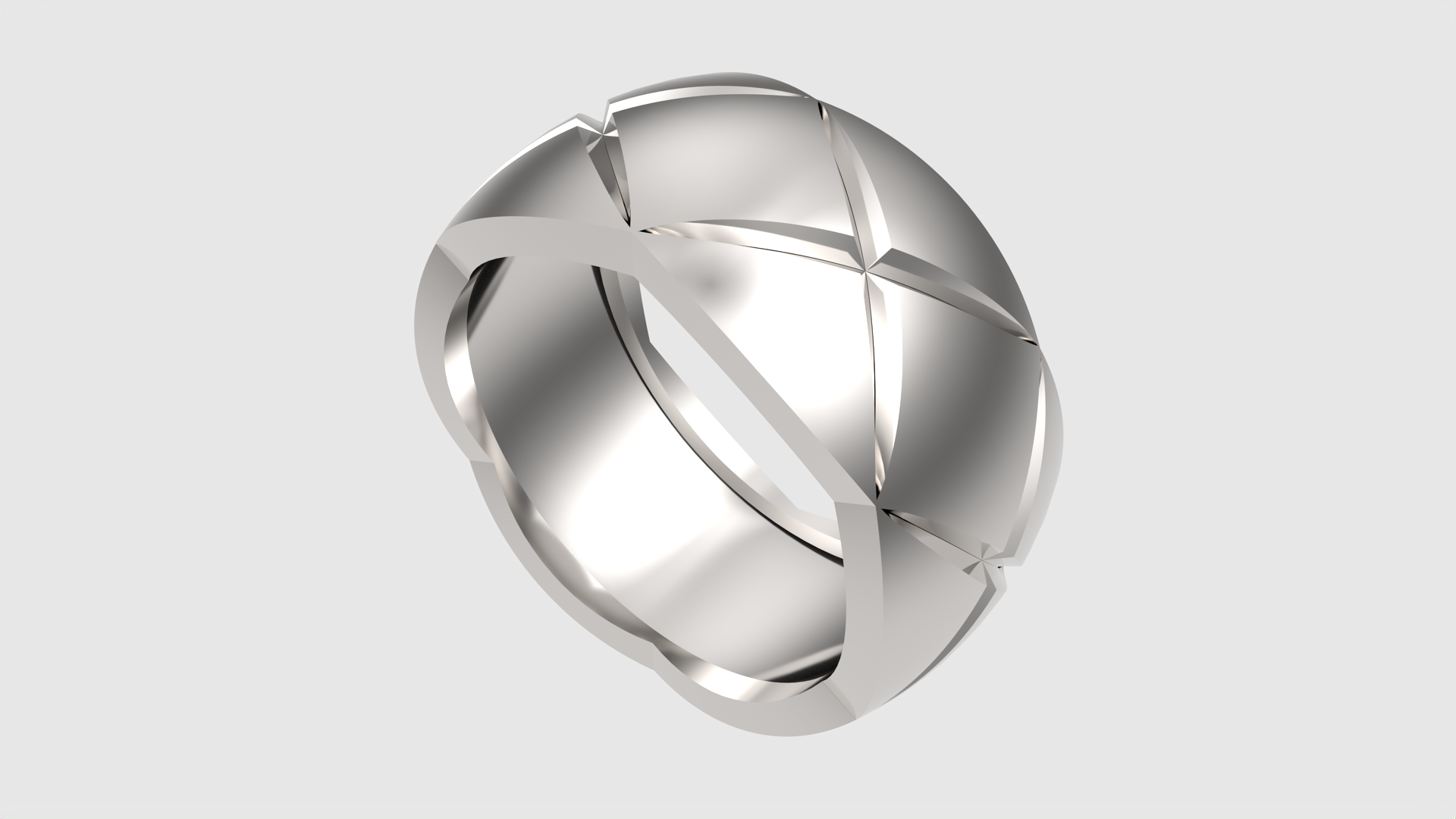 3D file Geometric Pattern Band Ring 3D print 💍 ・3D printable model to ...