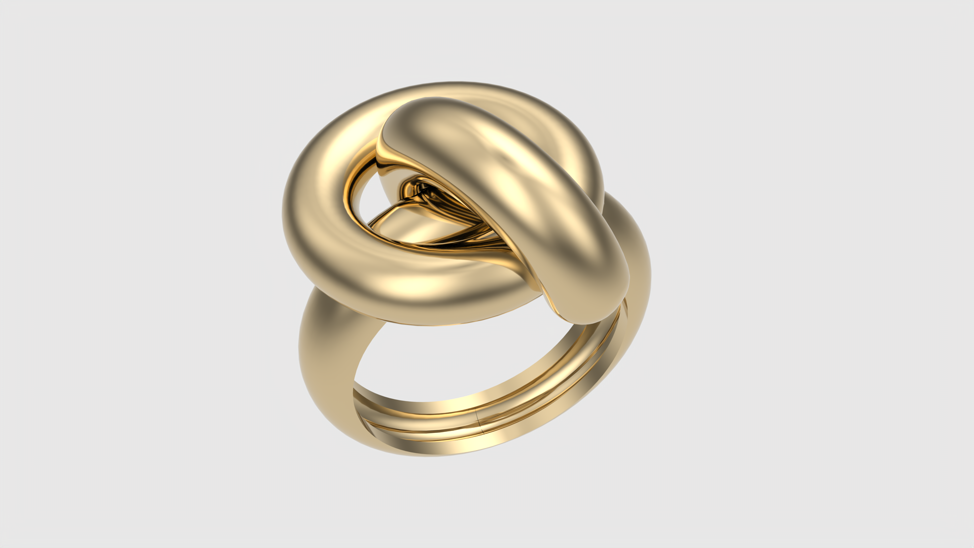 3D file Knot Signet Ring 3D print 🪢 ・3D printable model to download・Cults