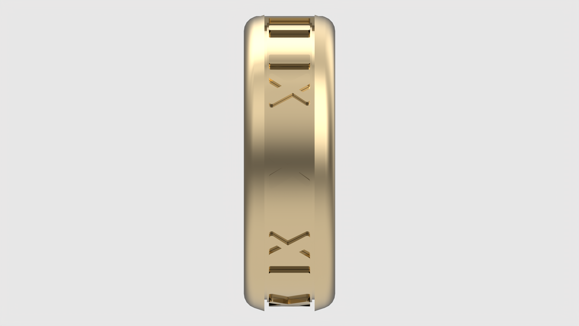 3D file Minimalist Roman Numerals Ring 3D print 💍 ・3D printer model to ...