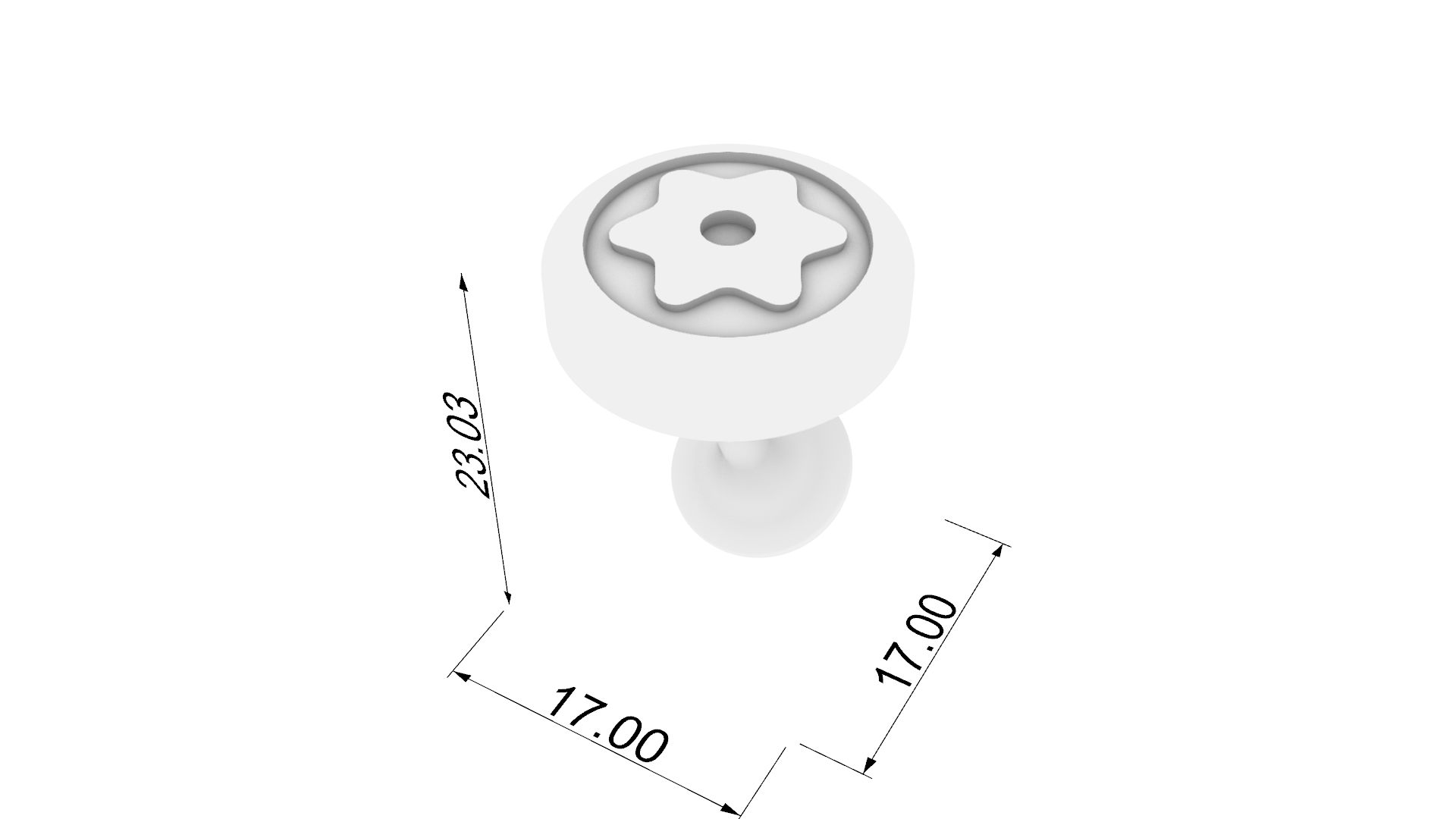 3D file Starry Elegance Cuff-link 3D print 🌃 ・3D print model to ...