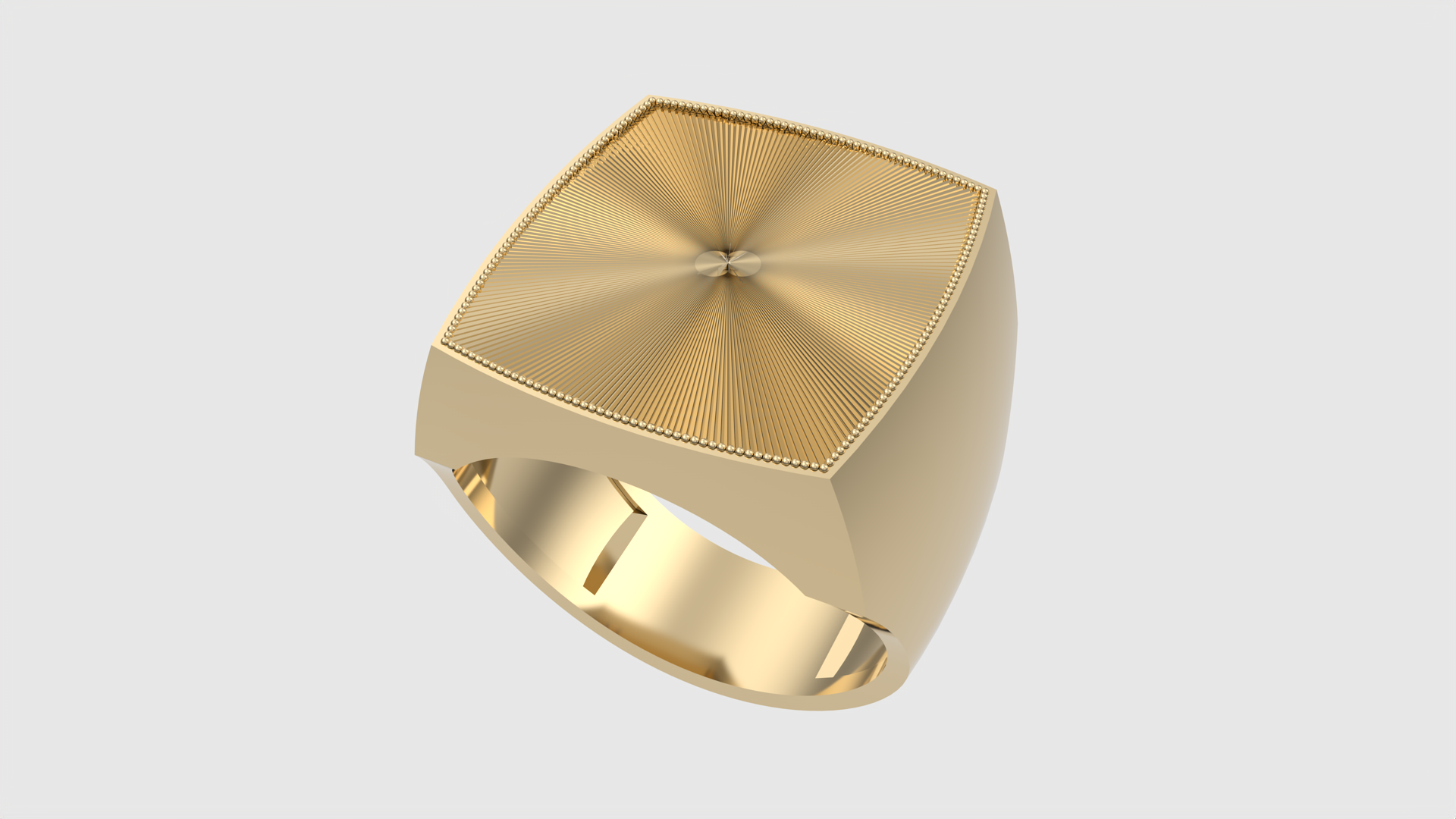3D file Contemporary Signet Ring 3D print 💍 ・3D printable model to ...