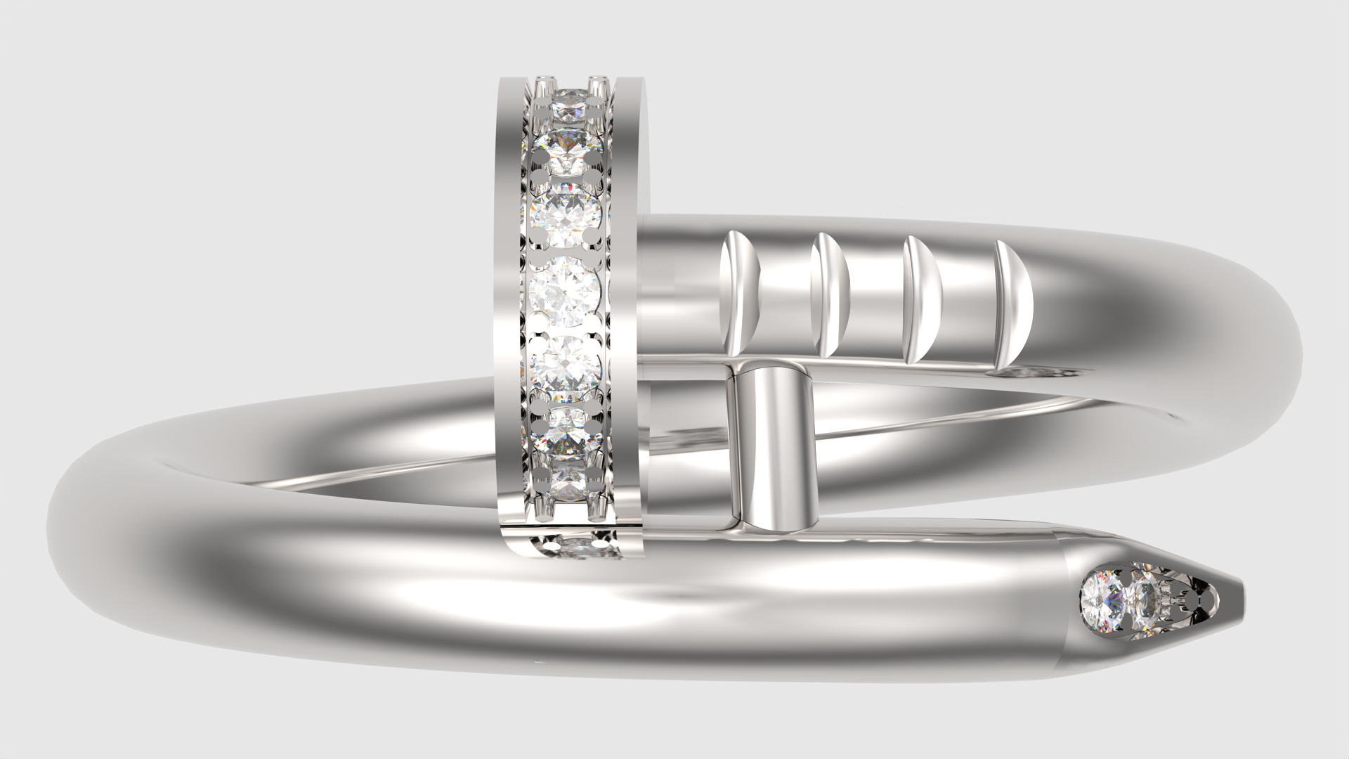 STL file Modern Twisted Band Ring 3D print 💍 ・3D print design to ...