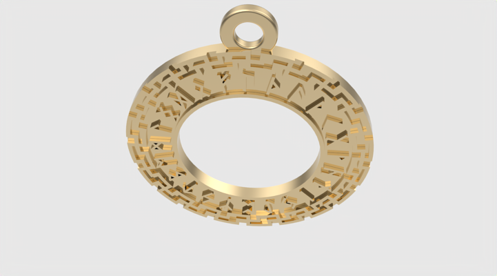 3D file Viking Runes Circular Pendant 3D print 🎨 ・Model to download and ...