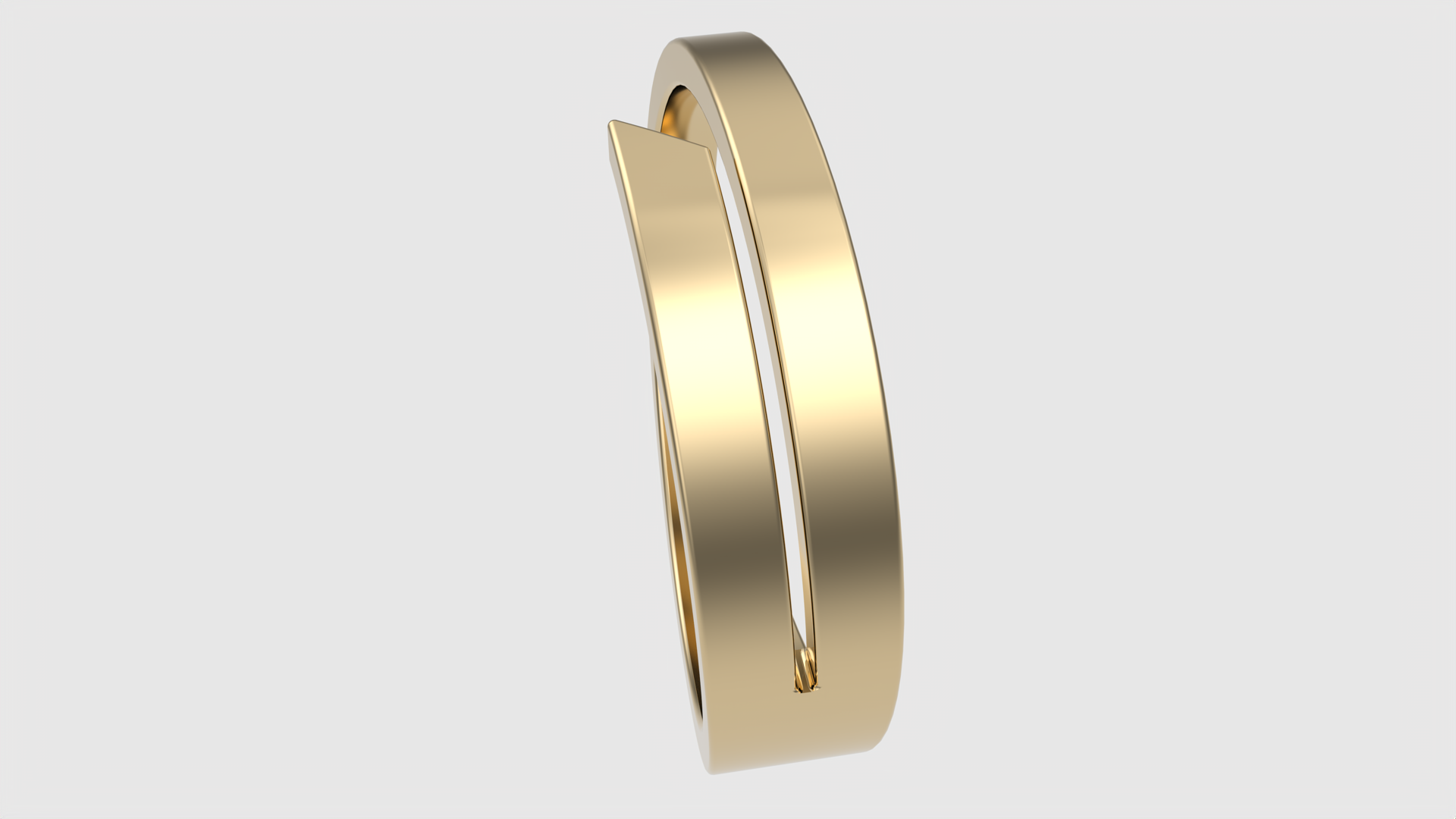 3D file Modern Split-Band Ring 3D print 💍 ・3D printable design to ...