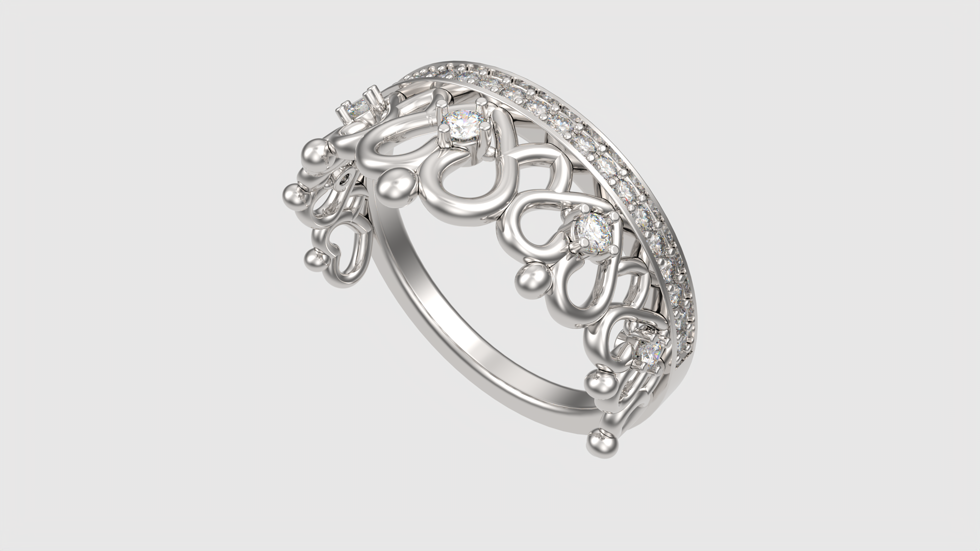 3D file Regal Crown-Inspired Ring 3D print 💍 ・3D printer model to ...