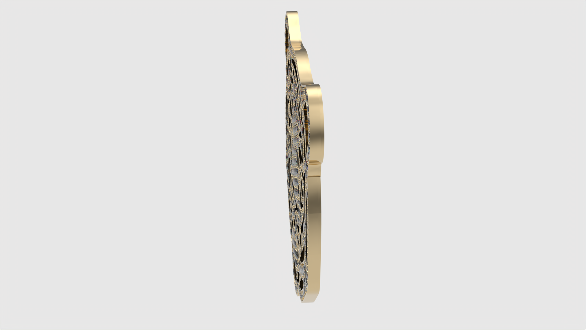 3D file Tiger Face Pendant with Intricate Details 3D print 🐅 ・3D ...