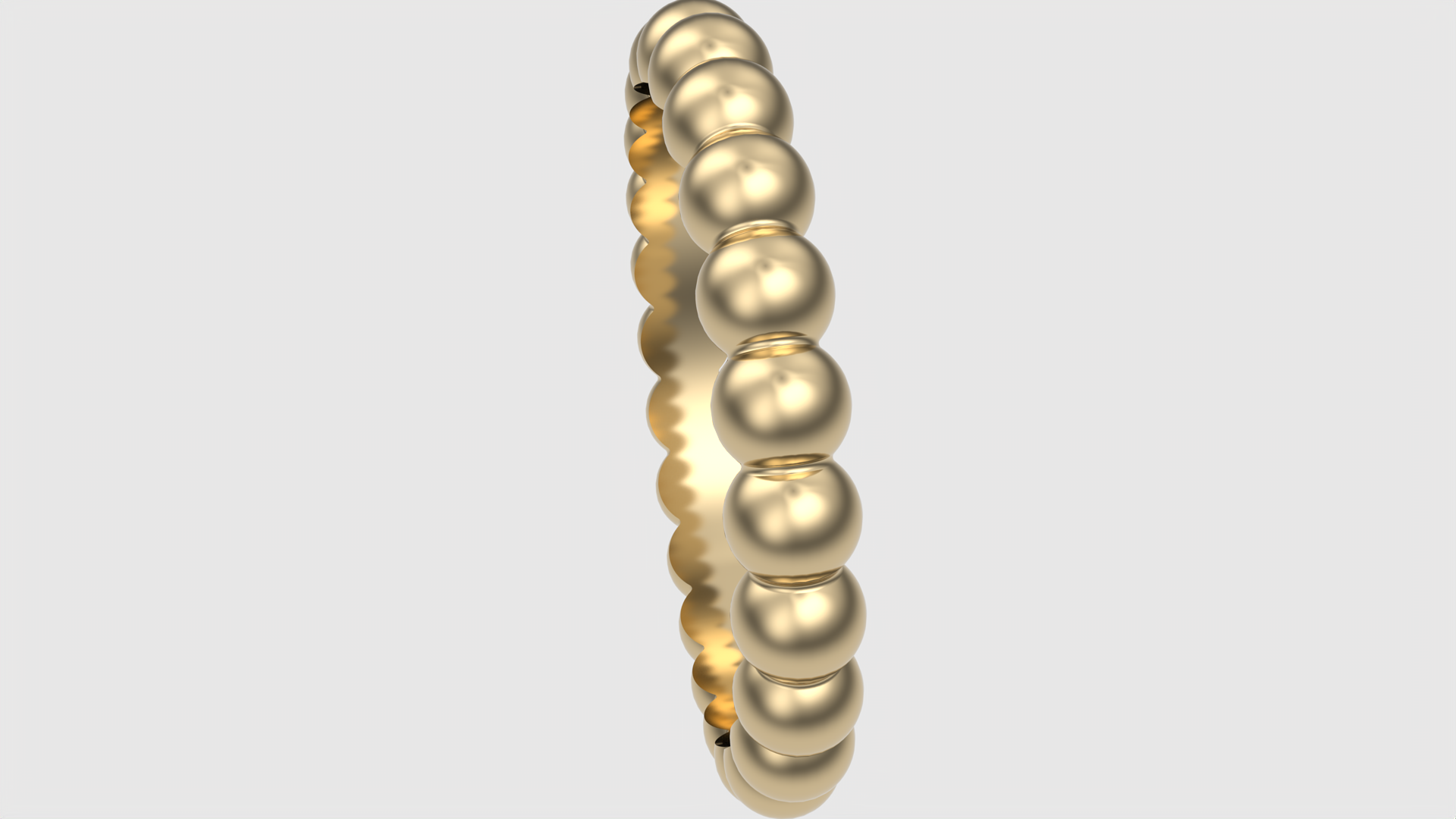 3D file Beaded Eternity Ring 3D print 💍 ・Design to download and 3D ...
