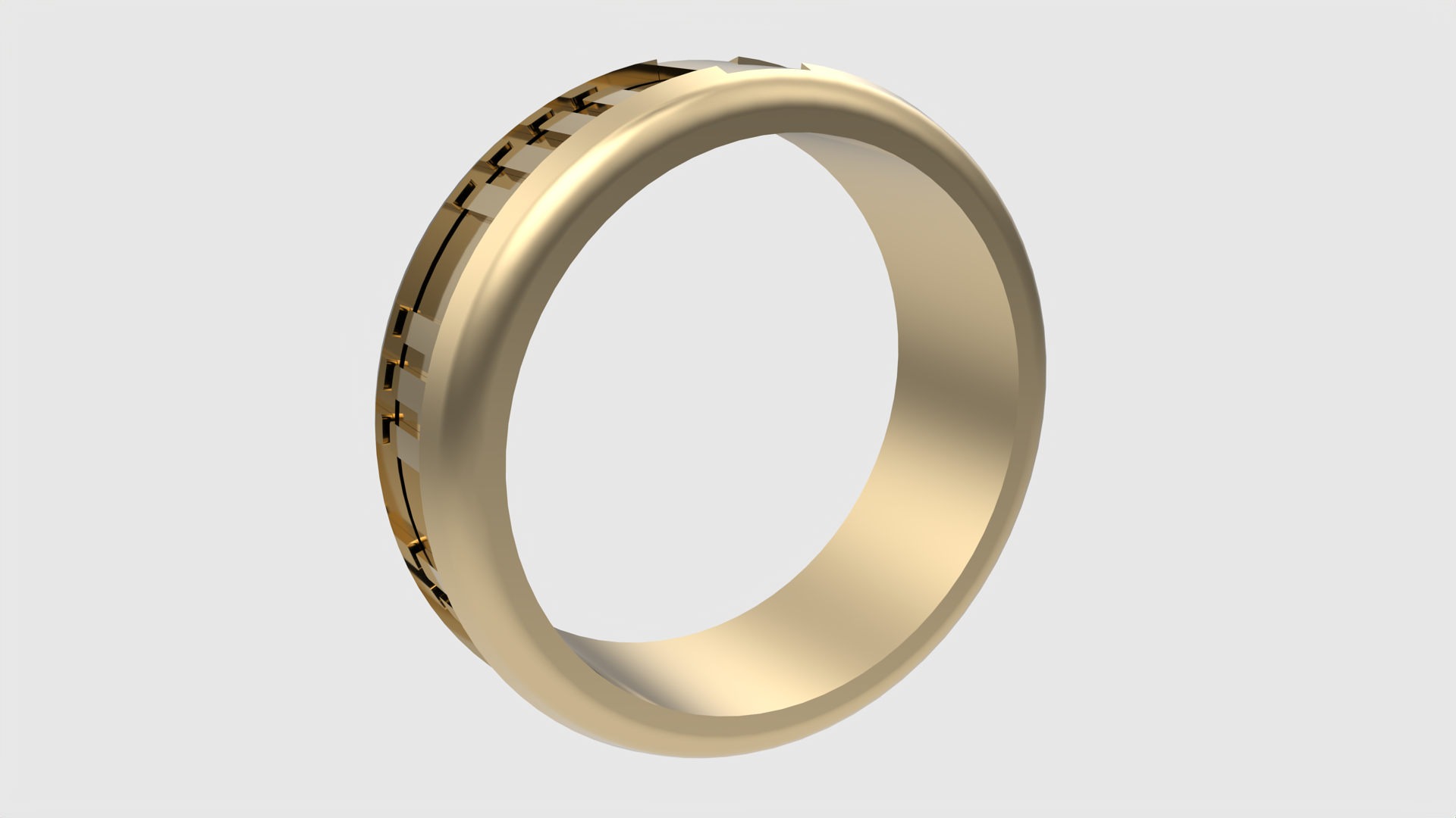 3D file Minimalist Roman Numerals Ring 3D print 💍 ・3D printer model to ...