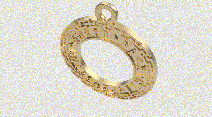 3D file Viking Runes Circular Pendant 3D print 🎨 ・Model to download and ...