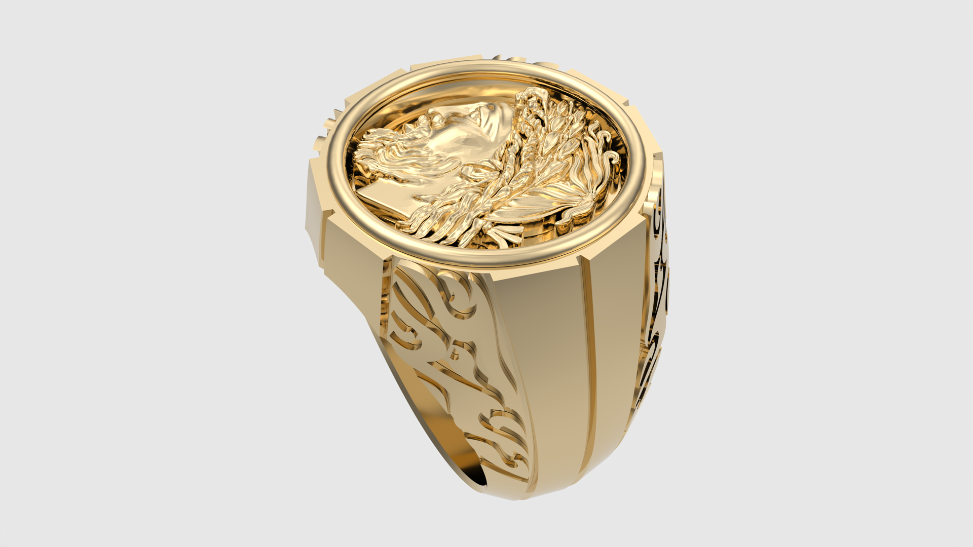 Archivo 3D Ancient Greek Zeus Ring 3D print 🏛️ ・Plan de impresión en 3D ...