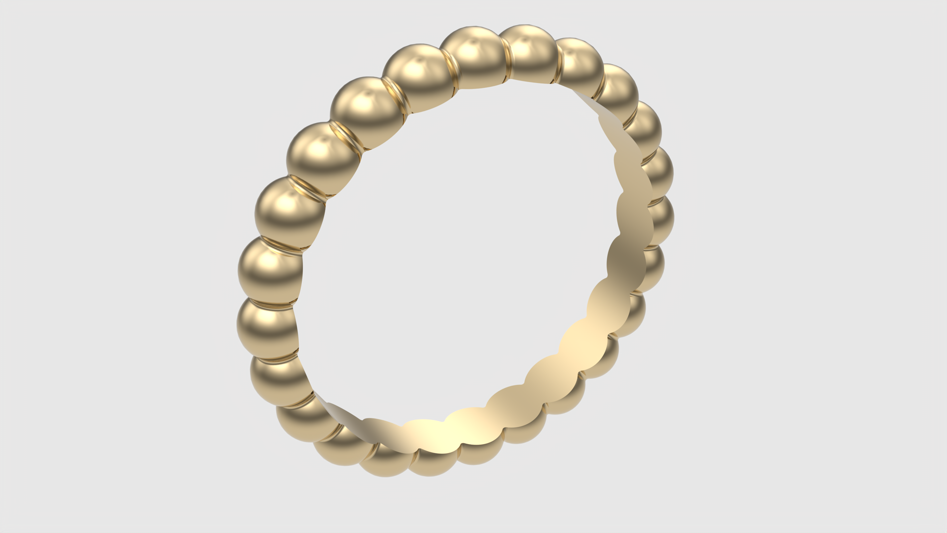 3D file Beaded Eternity Ring 3D print 💍 ・Design to download and 3D ...