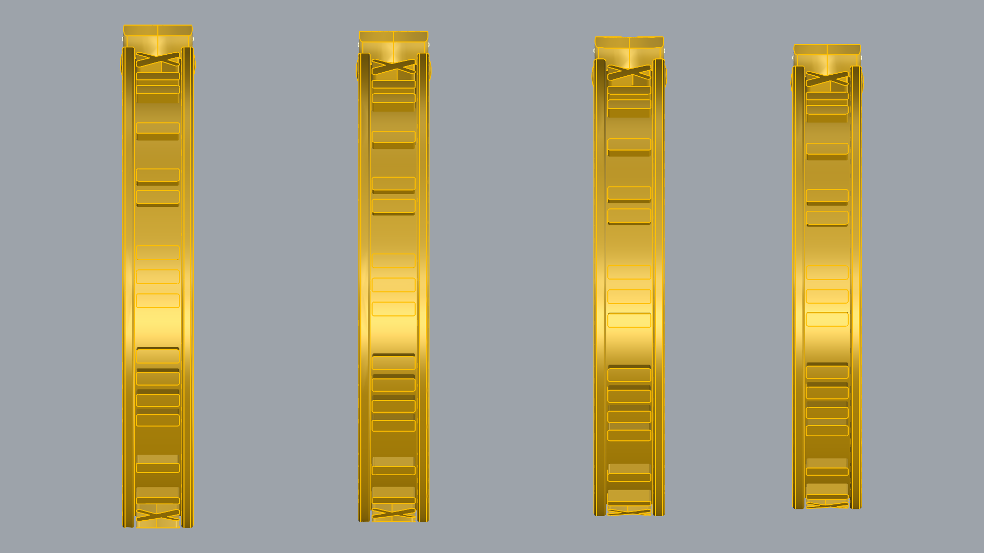 3D file Roman Numeral Solitaire Ring 3D print 💍 ・3D printing idea to ...