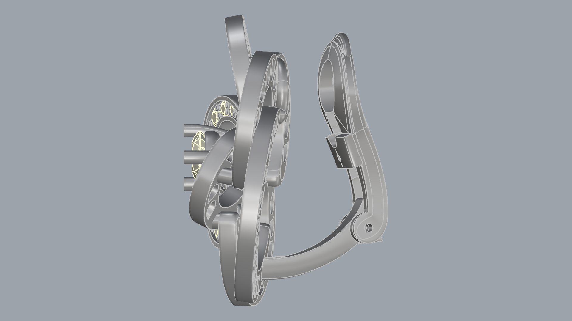 STL file Interwoven Loop Earrings 3D print 💍 ・3D printable model to ...