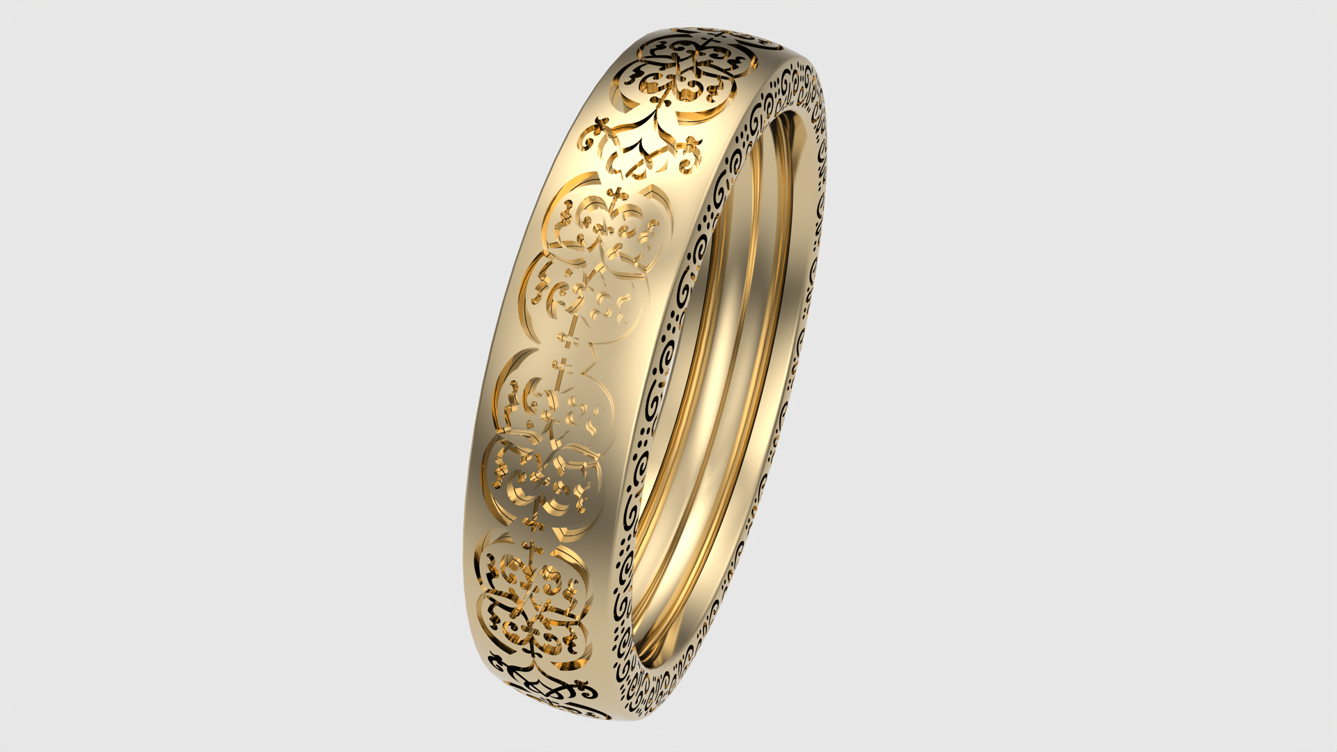 3D file Elegant Floral Weave Pattern Ring 3D print 💍 ・3D printing ...