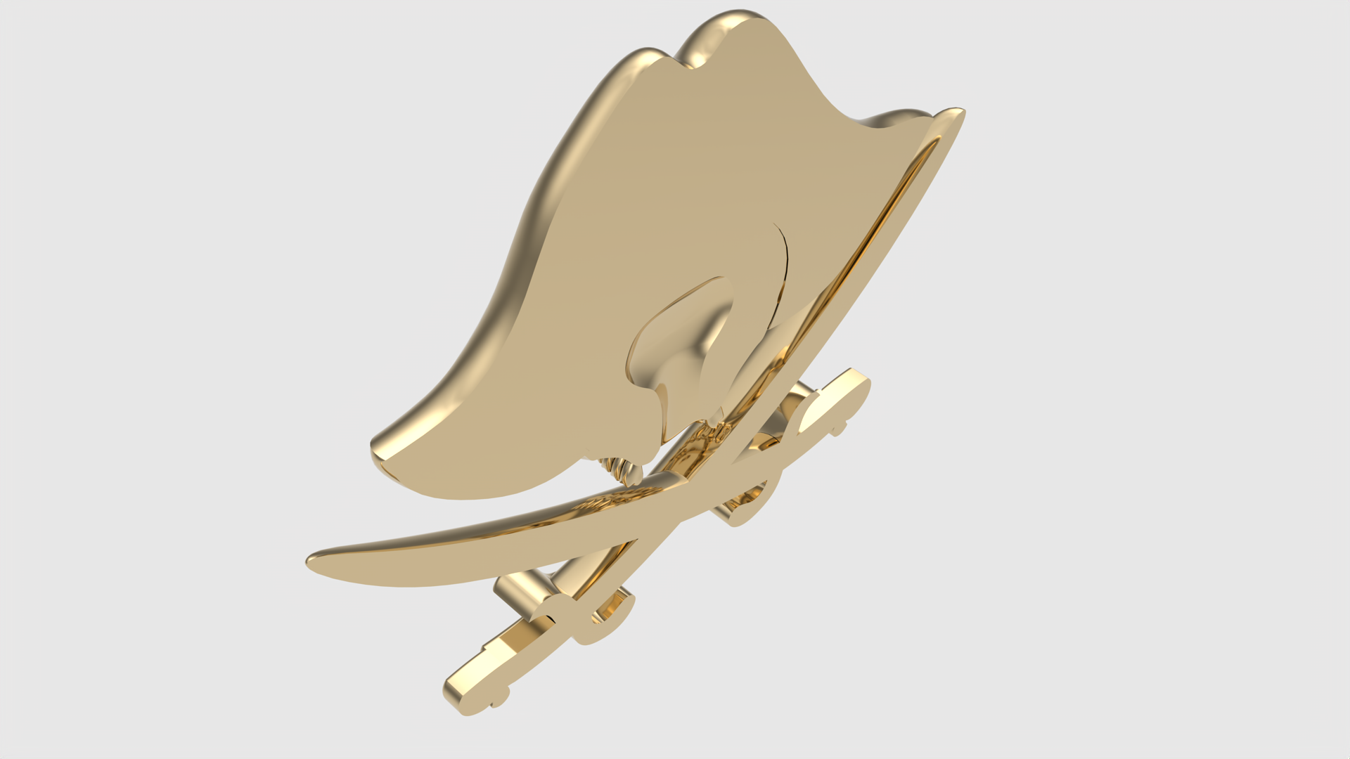 3D file Pirate Skull and Swords Cuff-Link 3D print 🏴‍☠️ ・3D printing ...