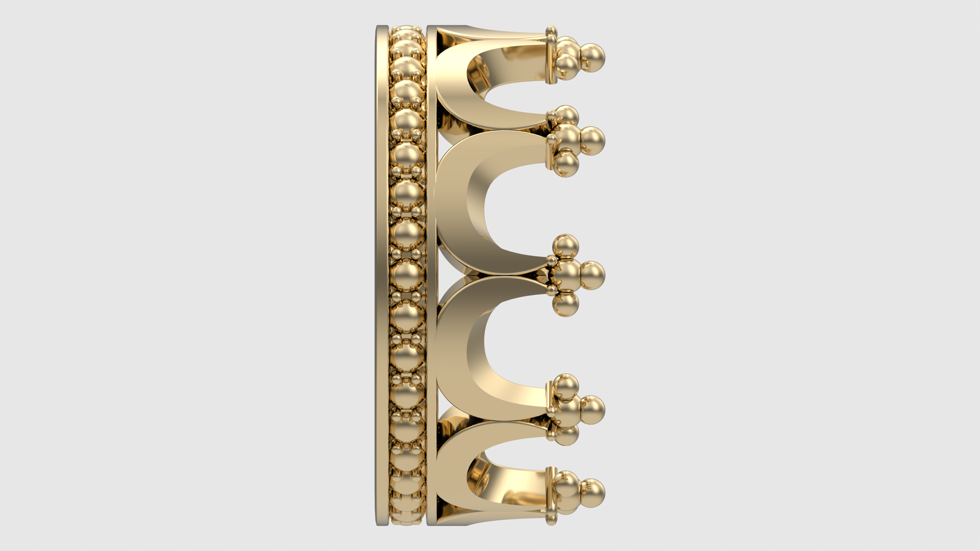 3D file Royal Crown-Themed Ring 3D print 💍 ・3D printer design to ...