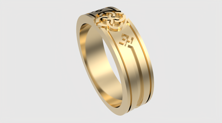 3D file Thick Slavic Runes Wedding Band 3D print 💒 ・Design to download ...