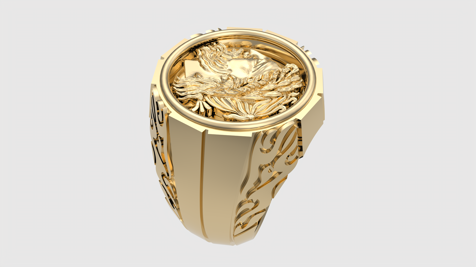 Archivo 3D Ancient Greek Zeus Ring 3D print 🏛️ ・Plan de impresión en 3D ...