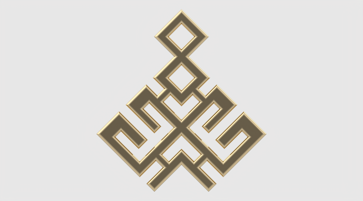3D file Geometric Slavic Pendant 3D print 🎨 ・Model to download and 3D ...
