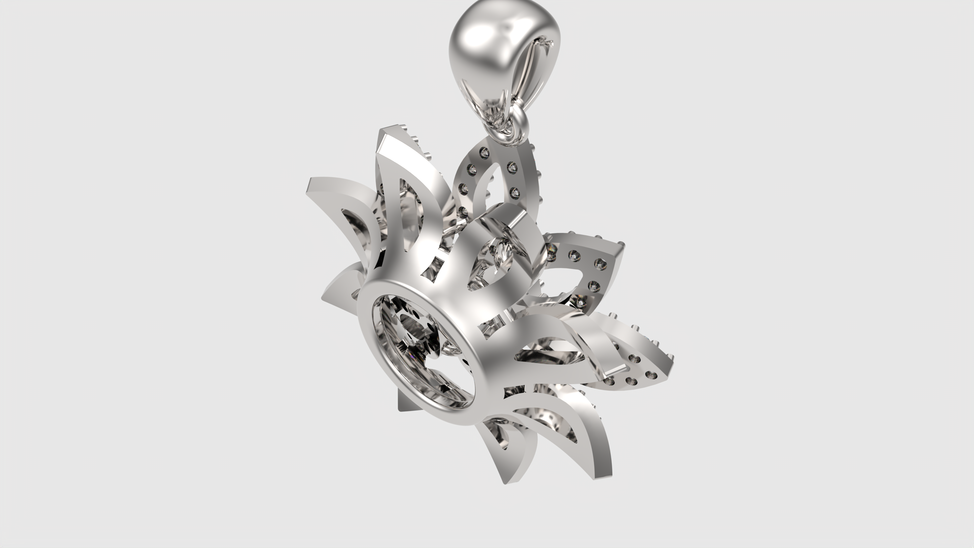 3D file Intricate Floral Pendant 3D print 📌 ・3D printer design to ...