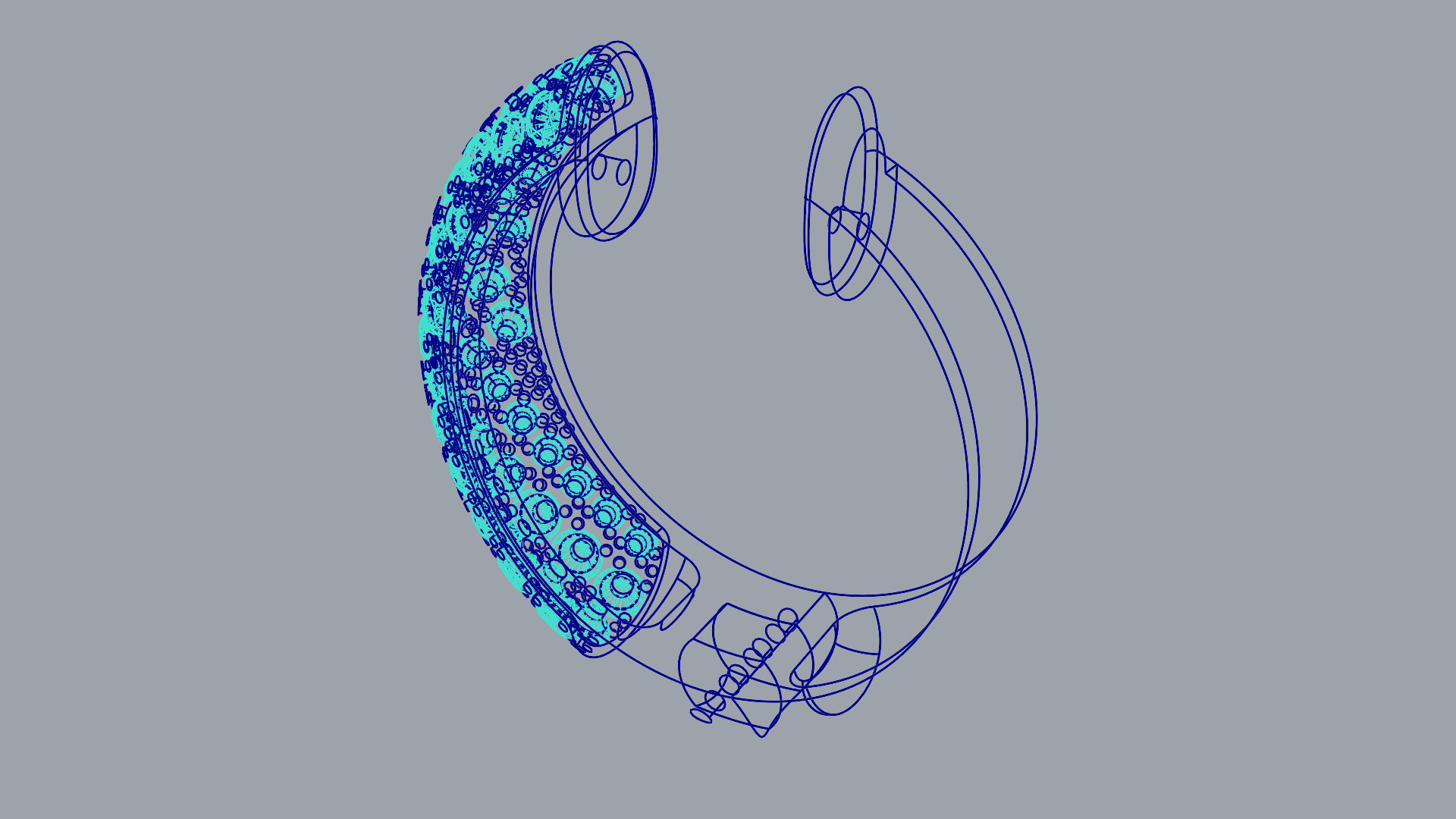 STL file Modern Sculpted Hoop Earrings 3D print 💍 ・3D printing design ...