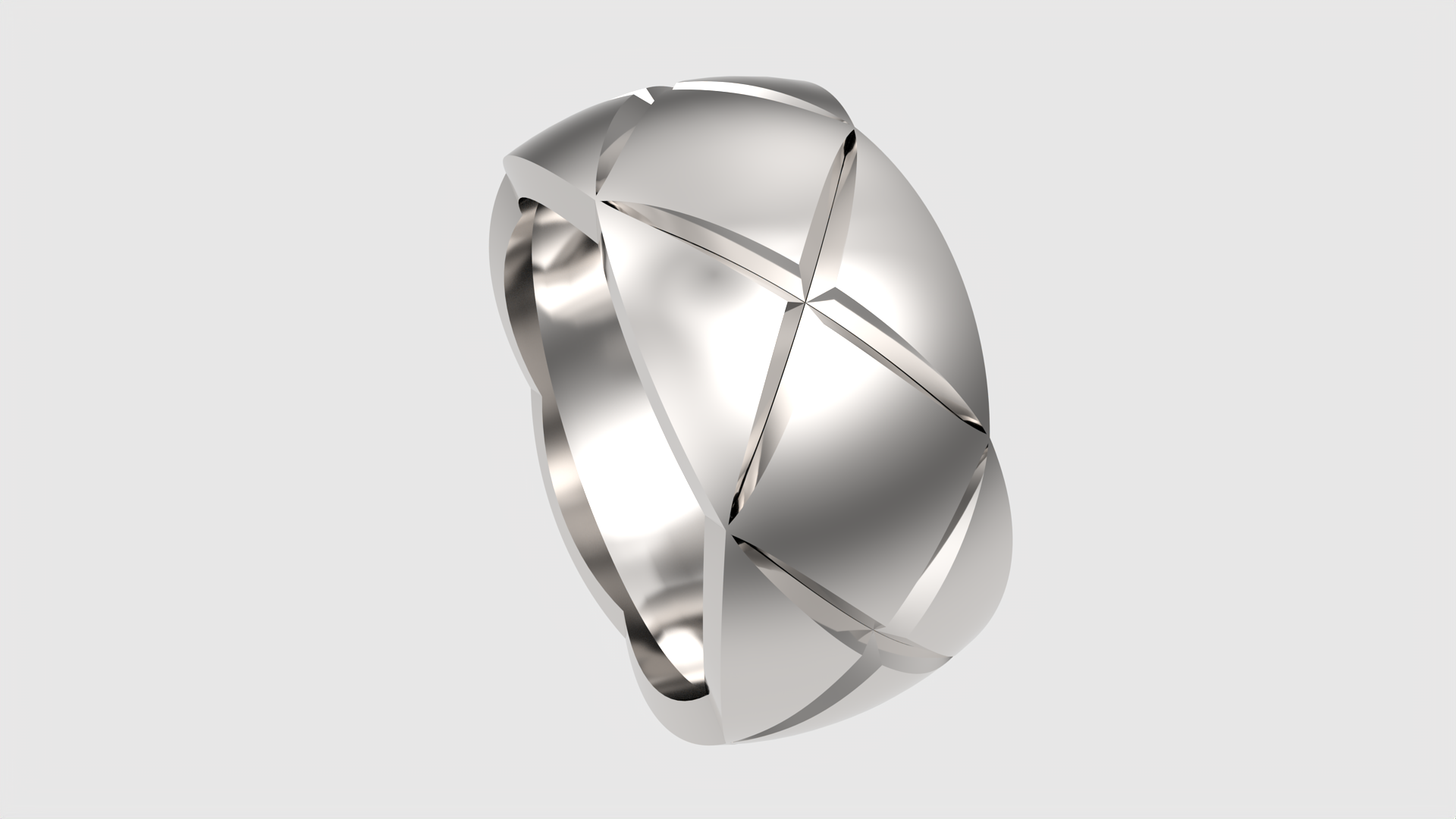 3D file Geometric Pattern Band Ring 3D print 💍 ・3D printable model to ...