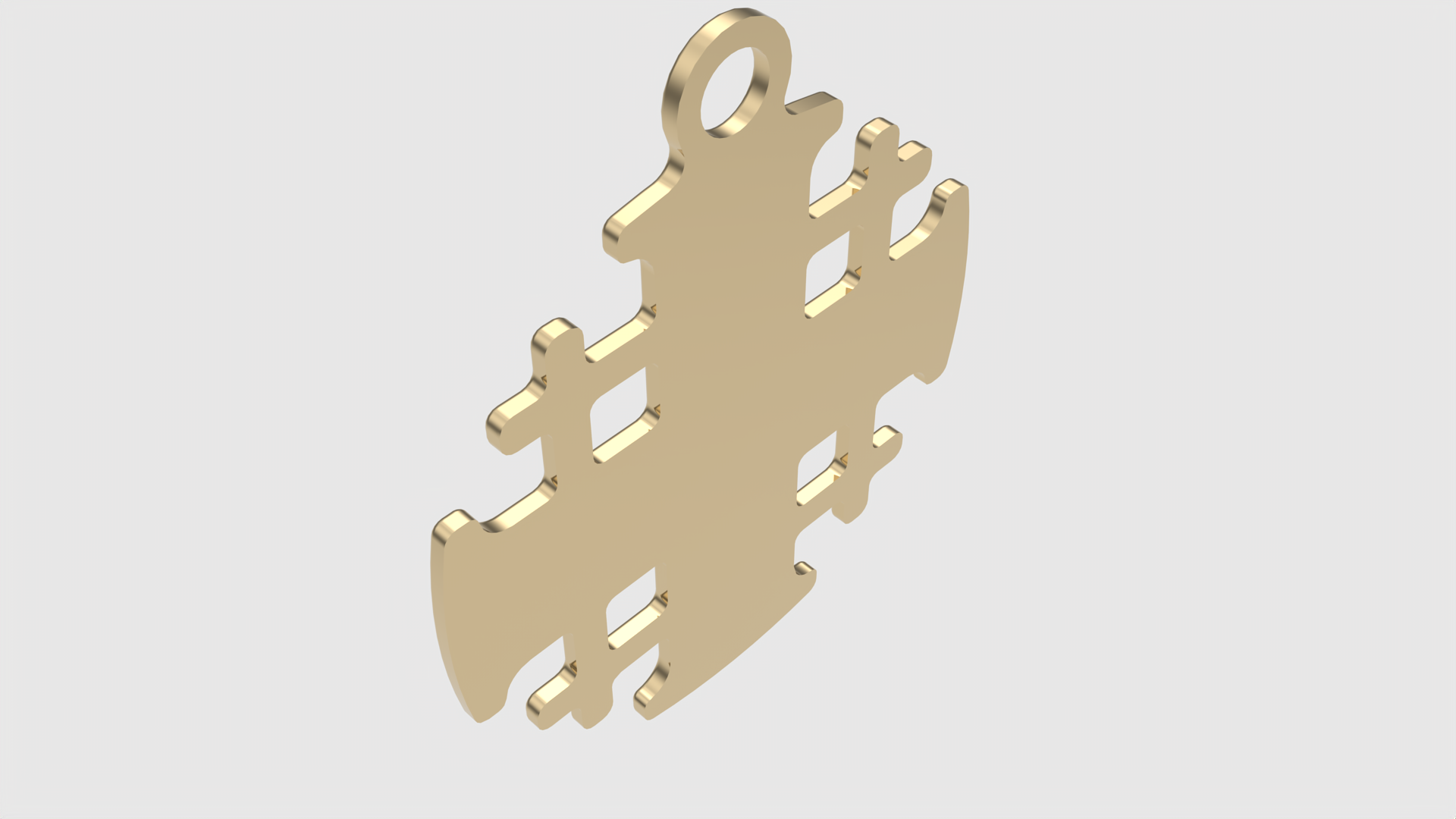 3D file Elegant Floral Pattern Cross Pendant 3D print ・3D printable ...