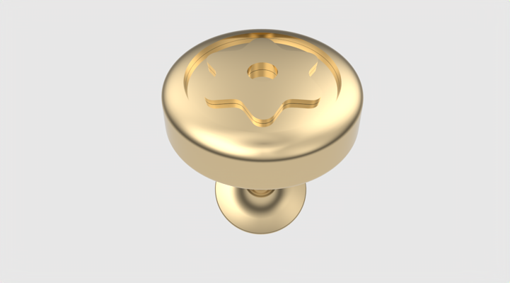 3D file Starry Elegance Cuff-link 3D print 🌃 ・3D print model to ...