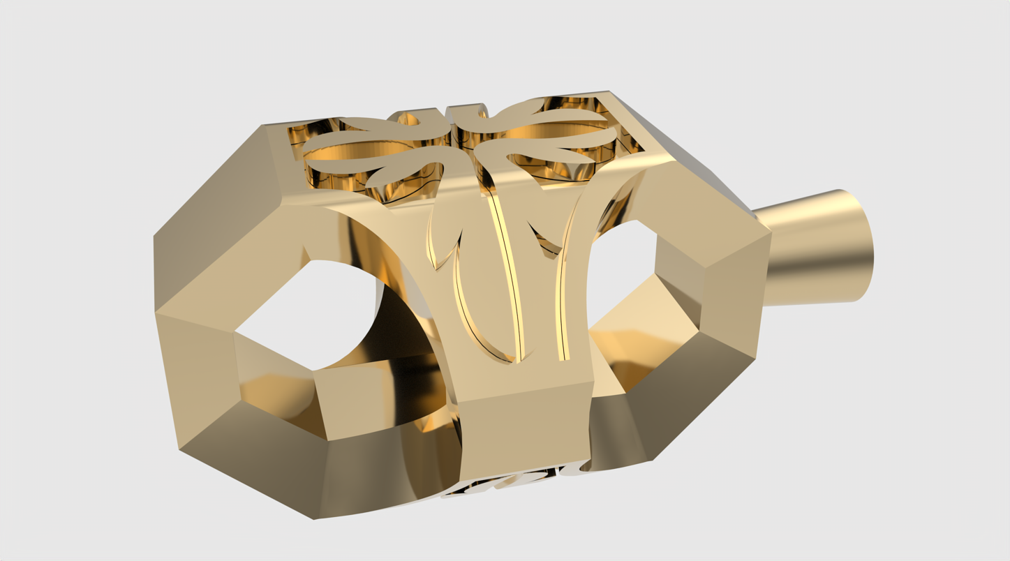 3D file Artistic Chain Link with Pattern 3D print 🔗 ・3D print design to ...