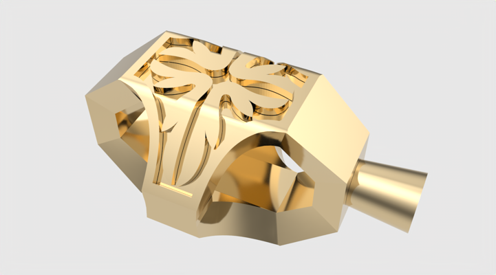 3D file Artistic Chain Link with Pattern 3D print 🔗 ・3D print design to ...