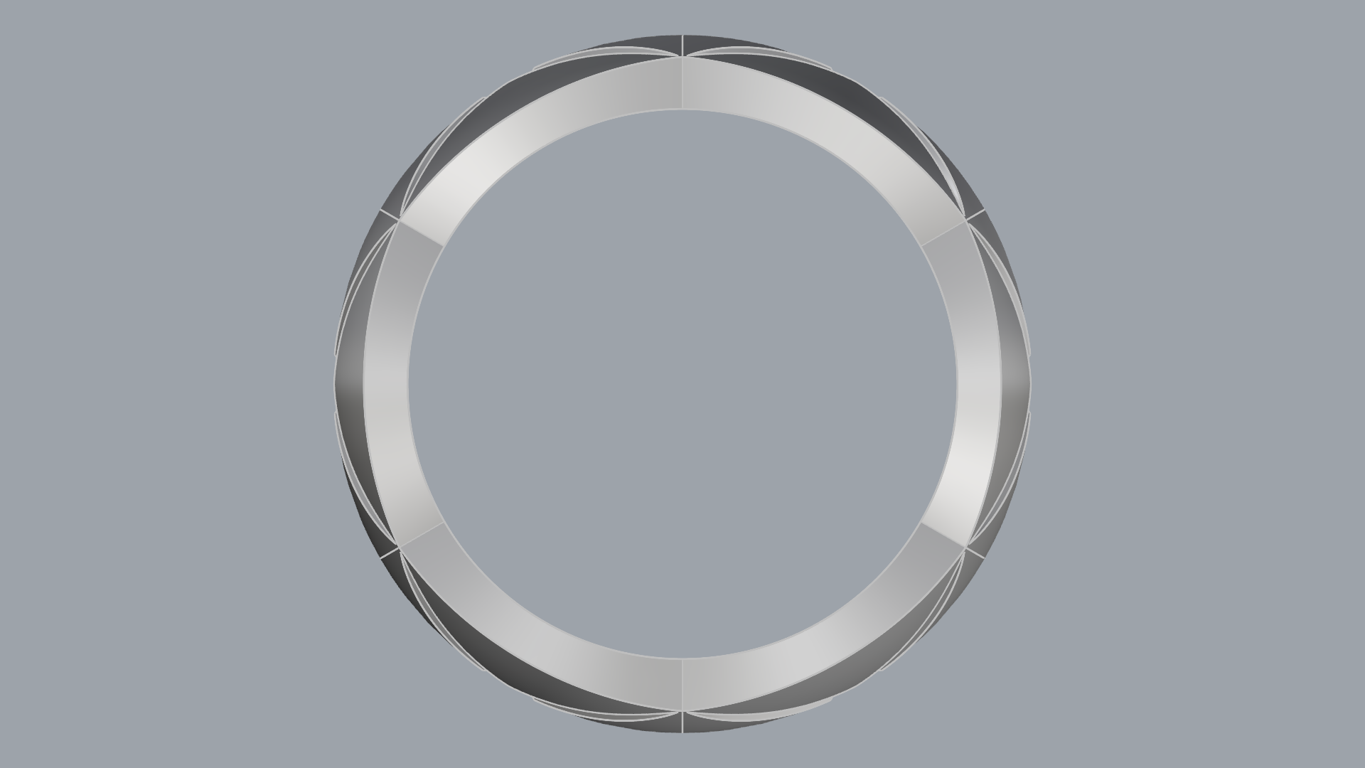 3D file Geometric Pattern Band Ring 3D print 💍 ・3D printable model to ...