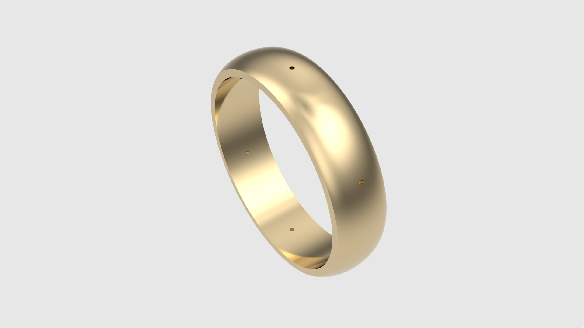 3D file Classic Dome Band Ring 3D print 💍 ・3D printing template to ...