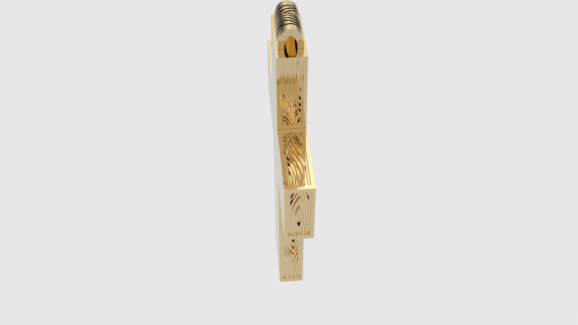 3D file Elegant Cross with Intricate Wood Pattern 3D print ・3D printing ...