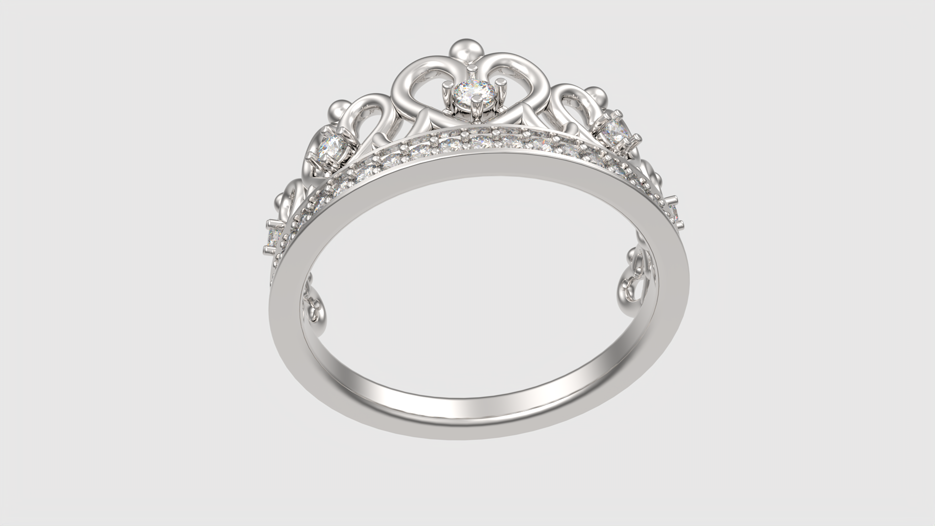 3D file Regal Crown-Inspired Ring 3D print 💍 ・3D printer model to ...
