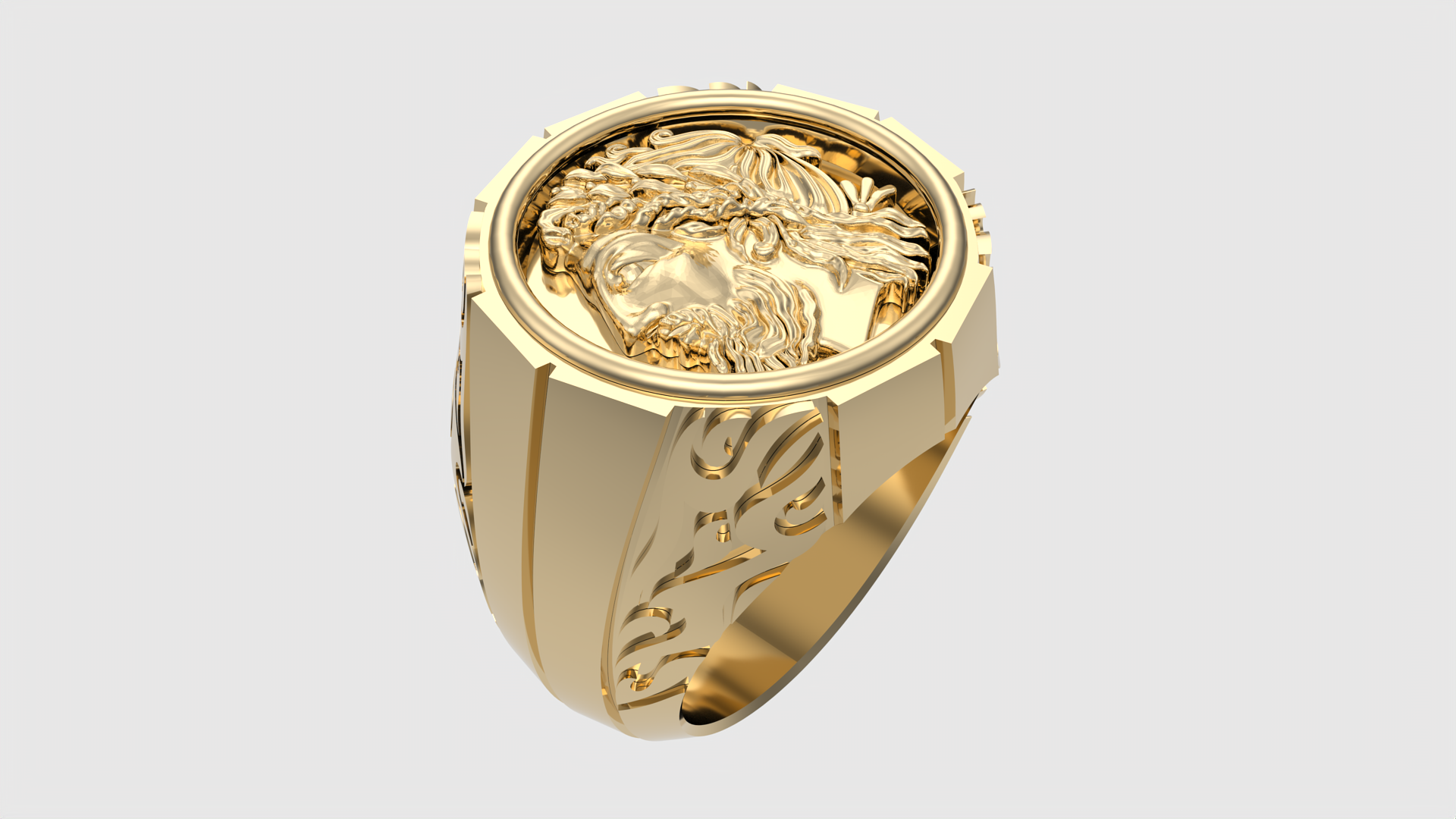 Archivo 3D Ancient Greek Zeus Ring 3D print 🏛️ ・Plan de impresión en 3D ...
