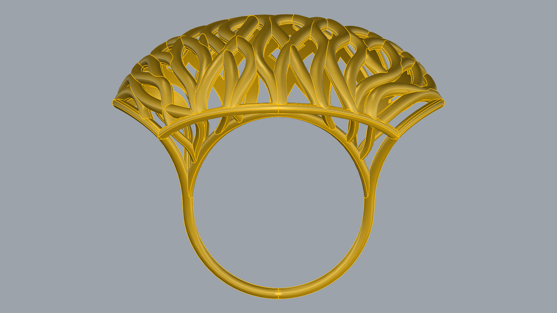 💍 Parametric Pipe Wire Ring 3D print・ 3D File for 3D printing・Cults