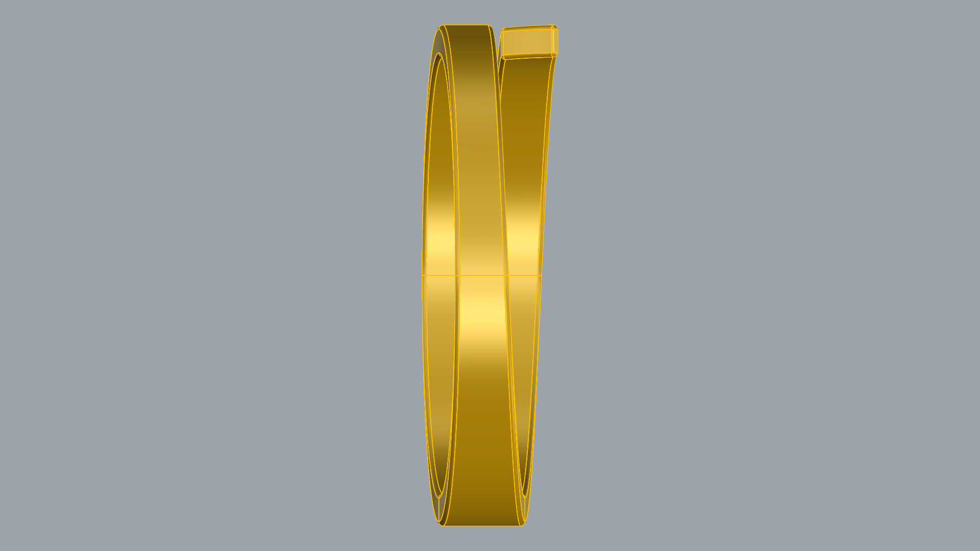 3D file Modern Split-Band Ring 3D print 💍 ・3D printable design to ...