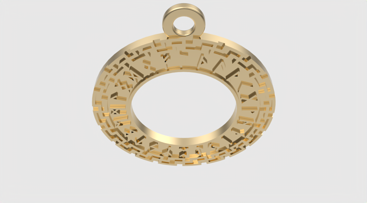 3D file Viking Runes Circular Pendant 3D print 🎨 ・Model to download and ...