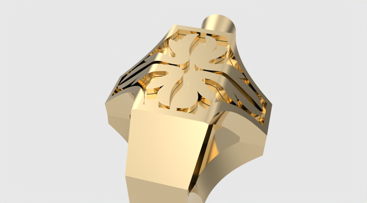 3D file Artistic Chain Link with Pattern 3D print 🔗 ・3D print design to ...