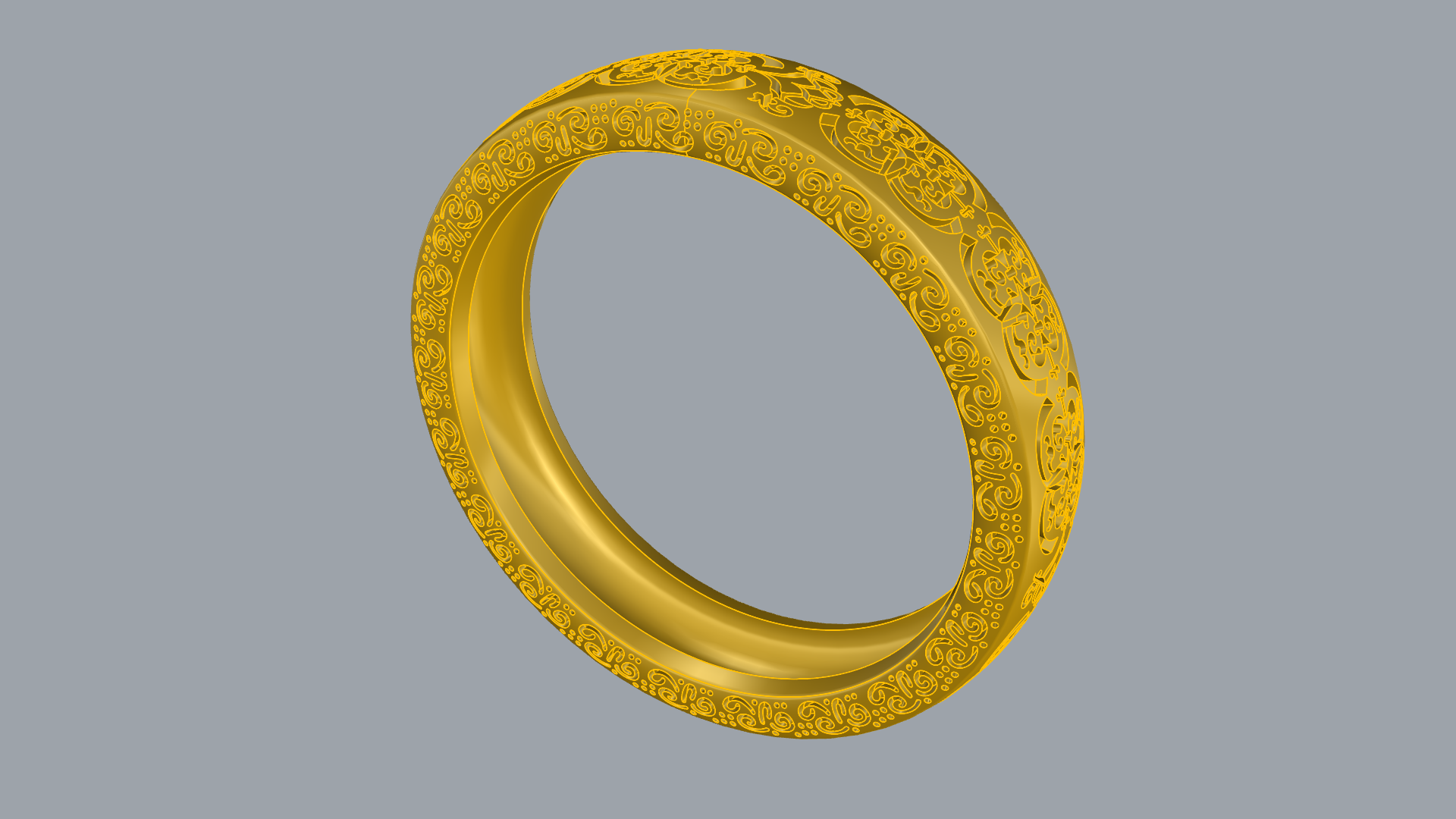 3D file Elegant Floral Weave Pattern Ring 3D print 💍 ・3D printing ...