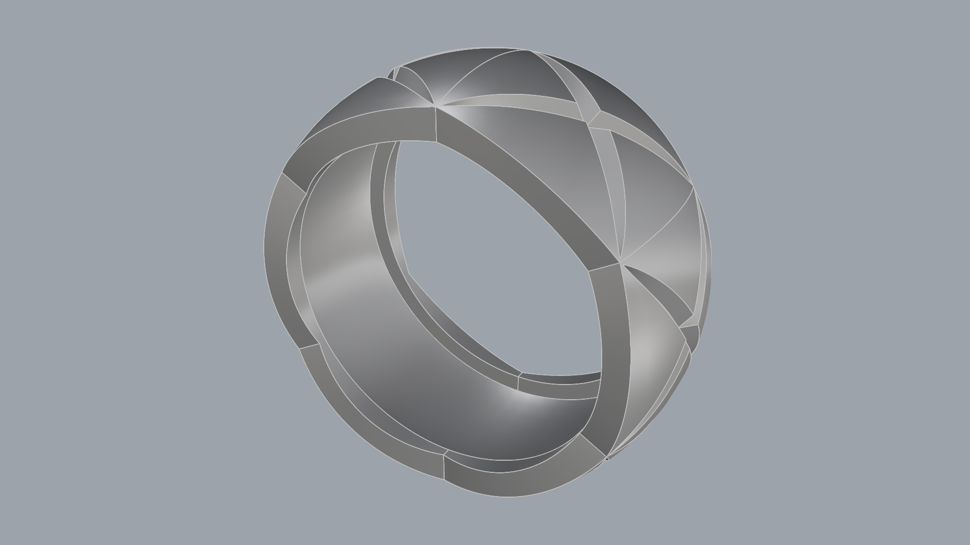 Archivo 3D Geometric Pattern Band Ring 3D print 💍 ・Objeto imprimible en ...