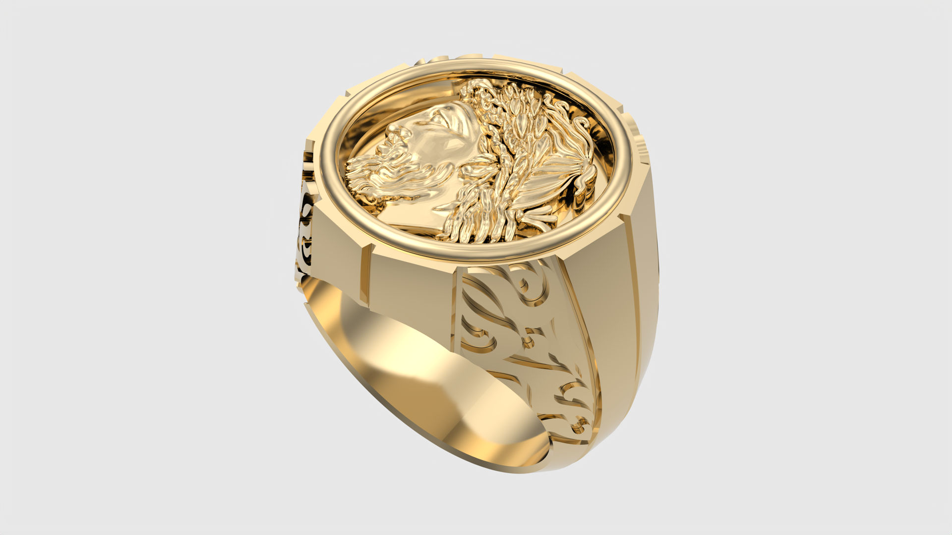 Archivo 3D Ancient Greek Zeus Ring 3D print 🏛️ ・Plan de impresión en 3D ...