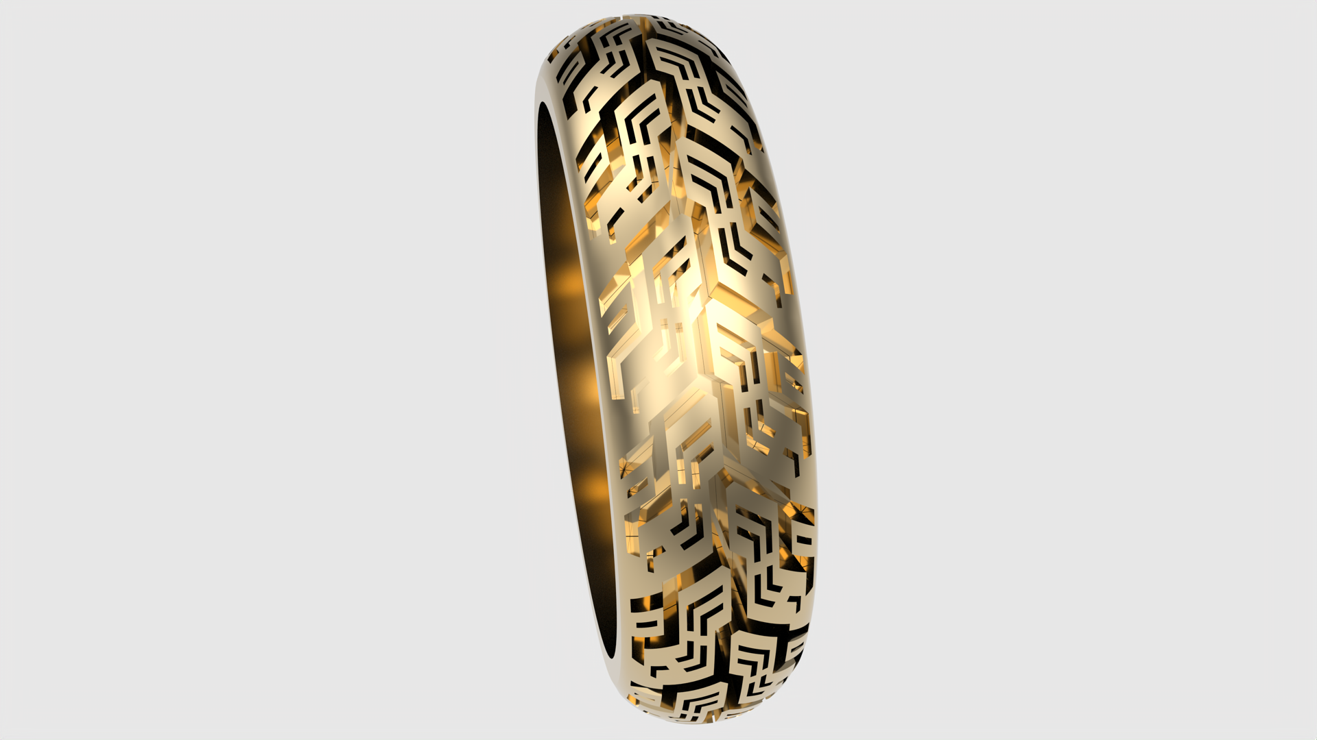 3D file Tyre Pattern Ring 3D print 💍 ・3D printing design to download・Cults